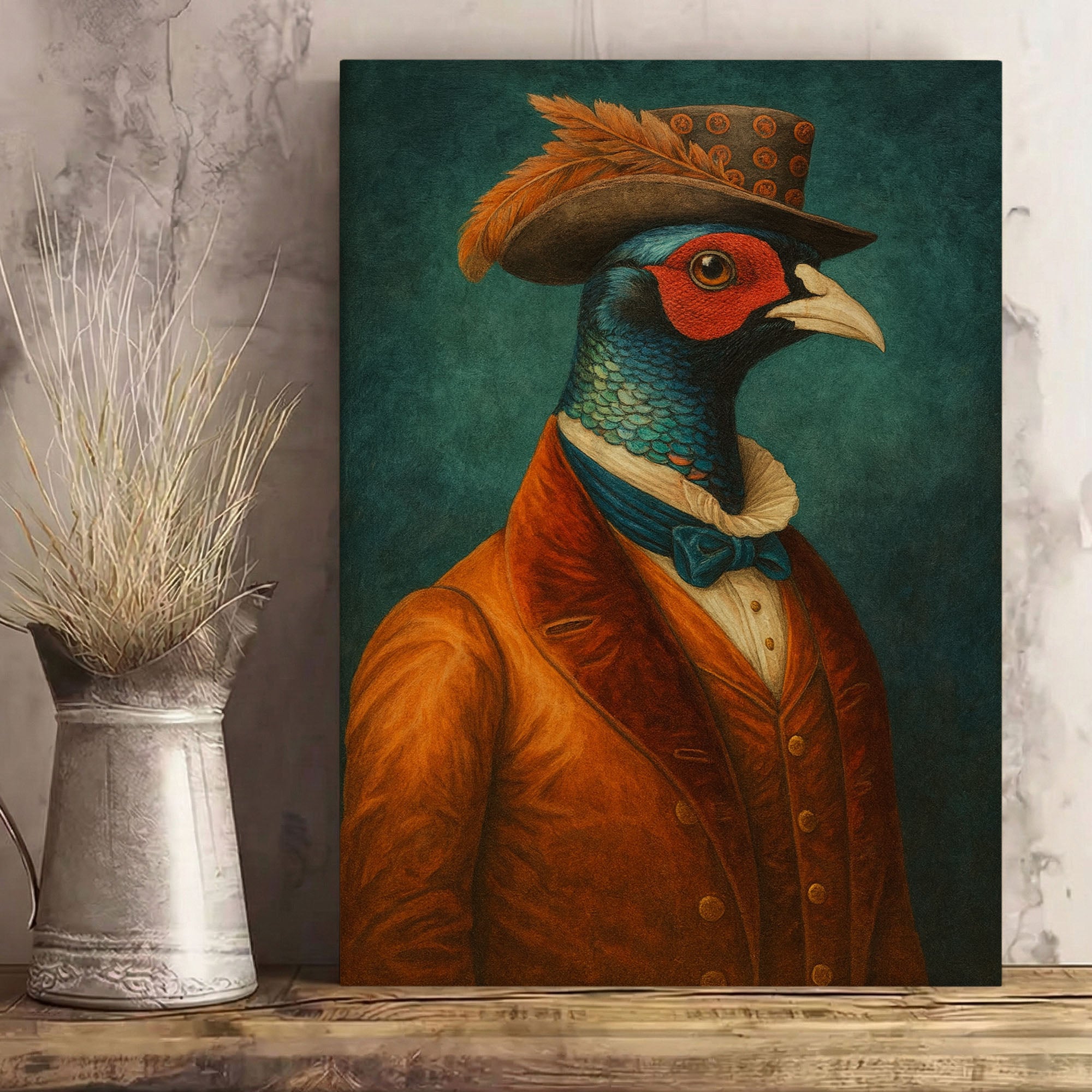 Pheasant Wall Art – Rustic Cabin Decor – HuntDad